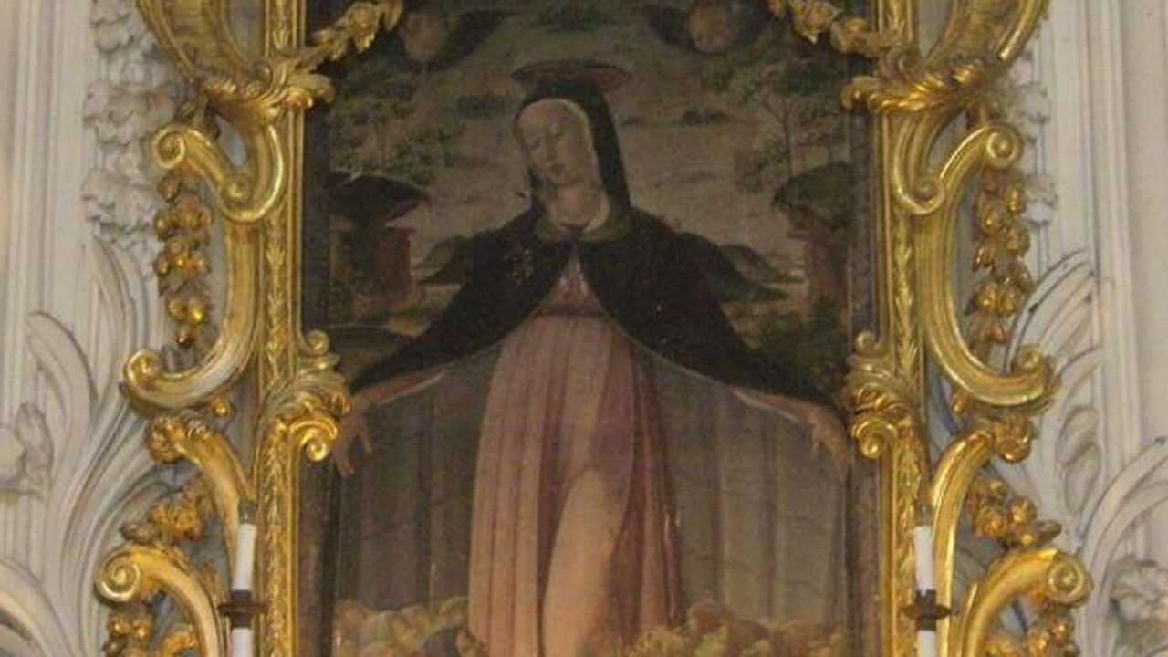 La Madonna del Gonfalone di Precetto attribuita a Lattanzio di Niccolò detto l'Alunno - Vivo Umbria